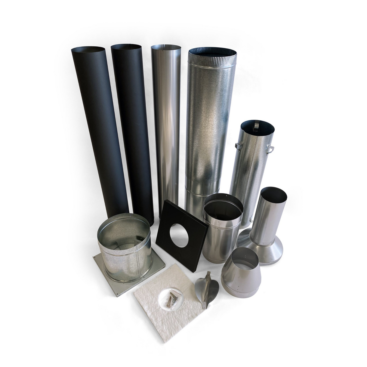 ECO Flue Kit - Galvanised Liner + Double Flue Shield – Plumbing ...